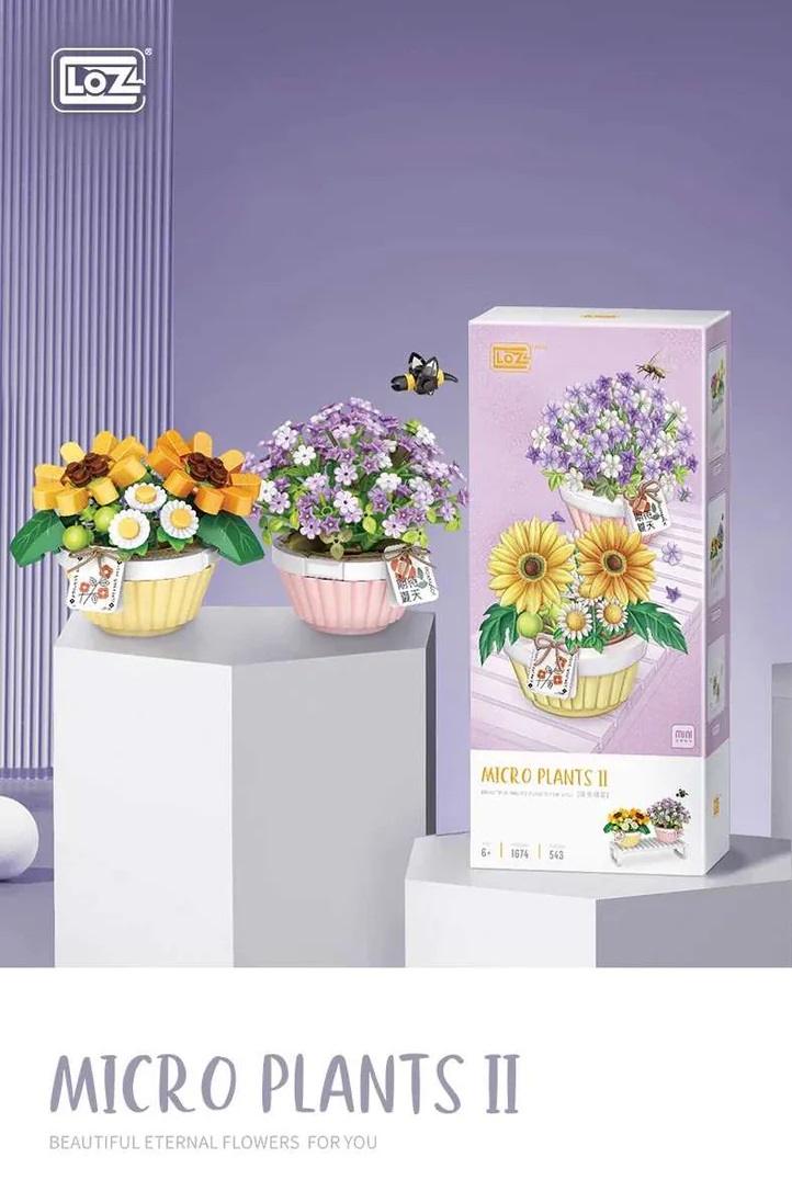 Micro Plants – Daisy & Baby’s Breath Flower Pot | 35Easy DIY